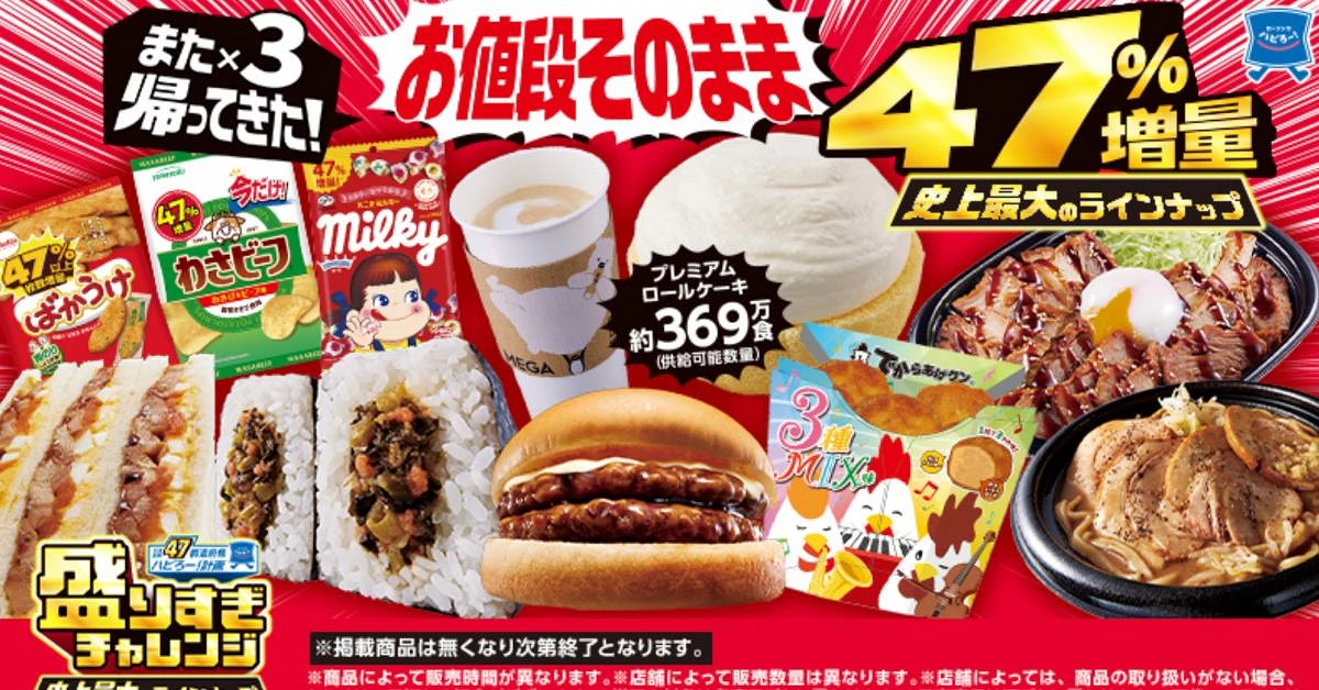 日本 LAWSON「增量挑戰」回歸！炸雞君、生乳捲、燒肉便當通通增量47％不加價 | 樂吃購！日本 全國版